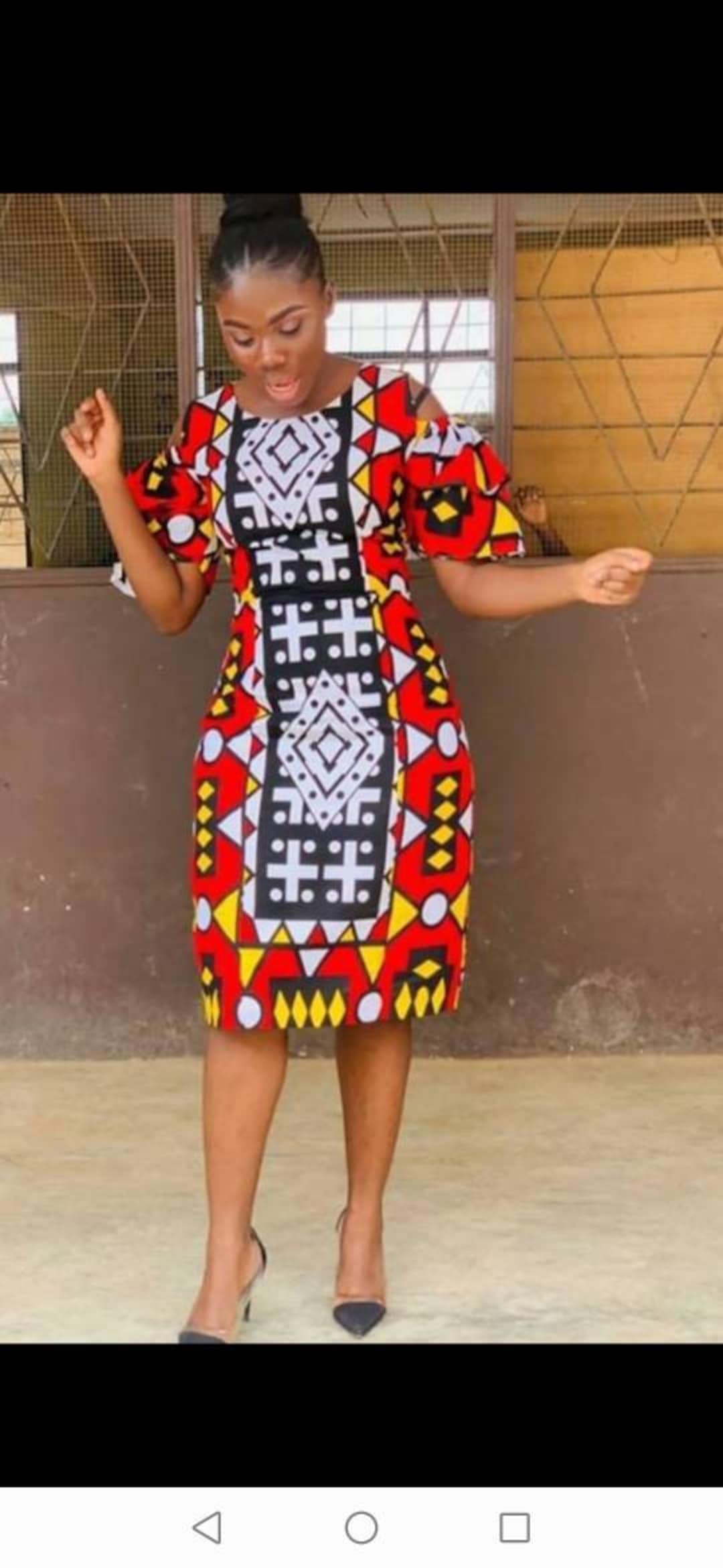 Simi African Print Dress /african Dress /african Clothing for Women - Etsy