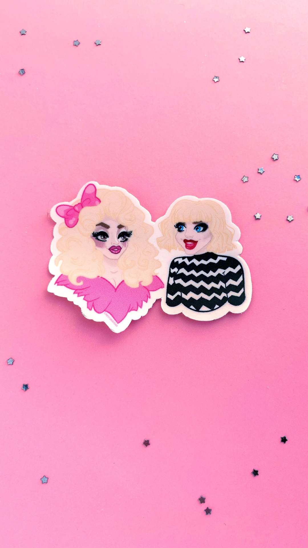 Trixie Mattel Katya Zamolodchikova - Waterproof Vinyl Sticker Decal ...