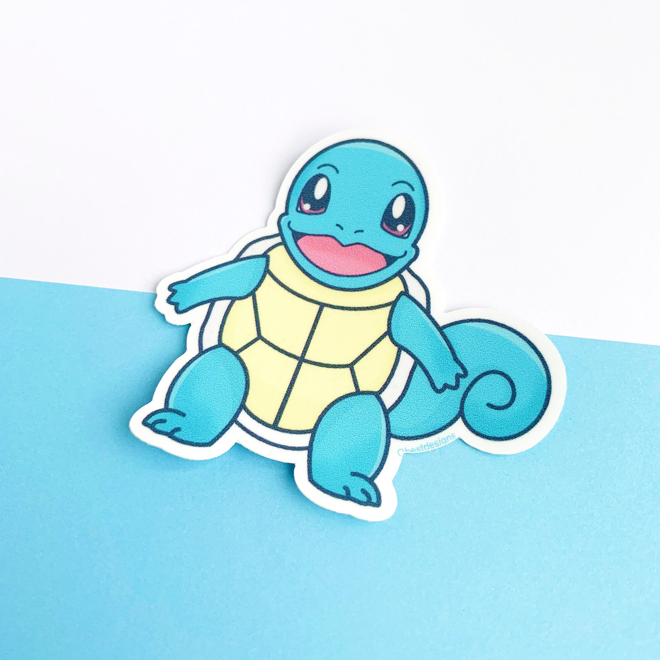 Squirtle Waterproof Vinyl Sticker Decal Cute Kawaii | Etsy