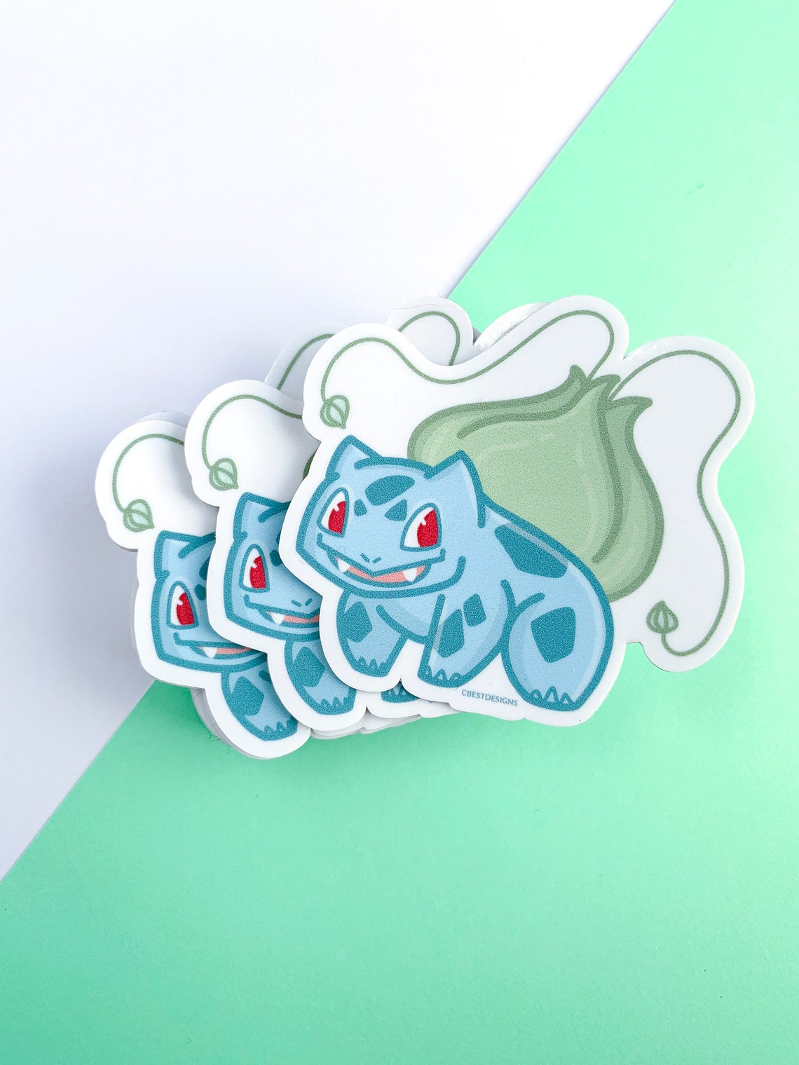 Bulbasaur Waterproof Vinyl Sticker Decal Cute Kawaii - Etsy