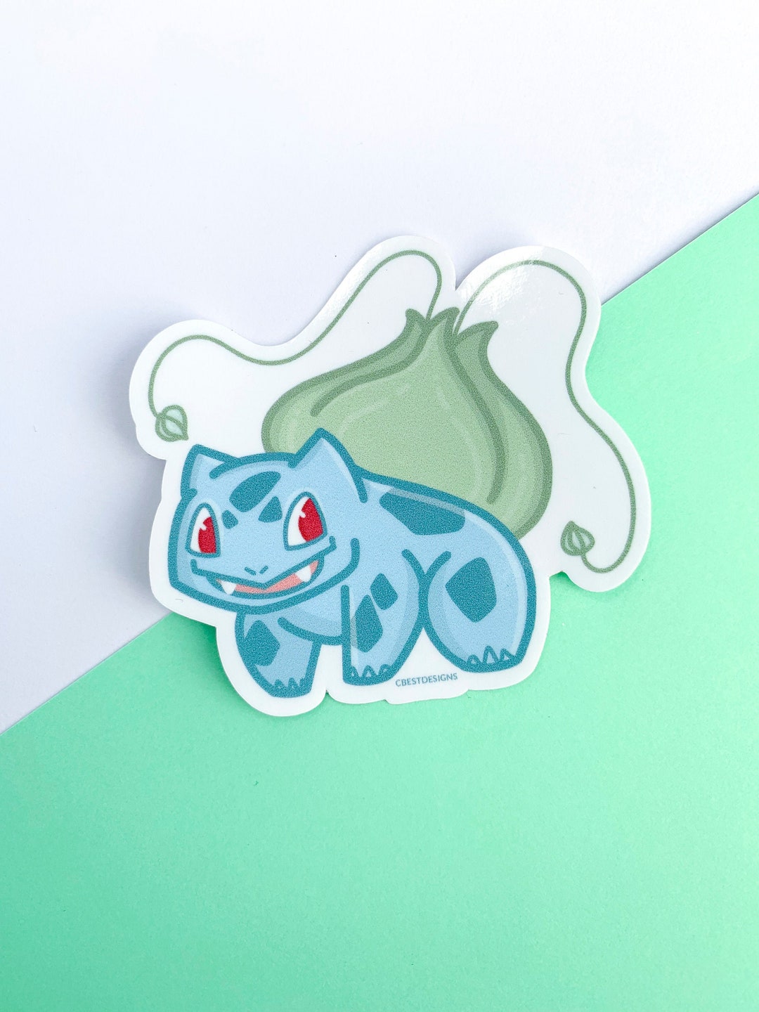 Bulbasaur - Waterproof Vinyl Sticker Decal - Cute - Kawaii Aesthetic - Etsy