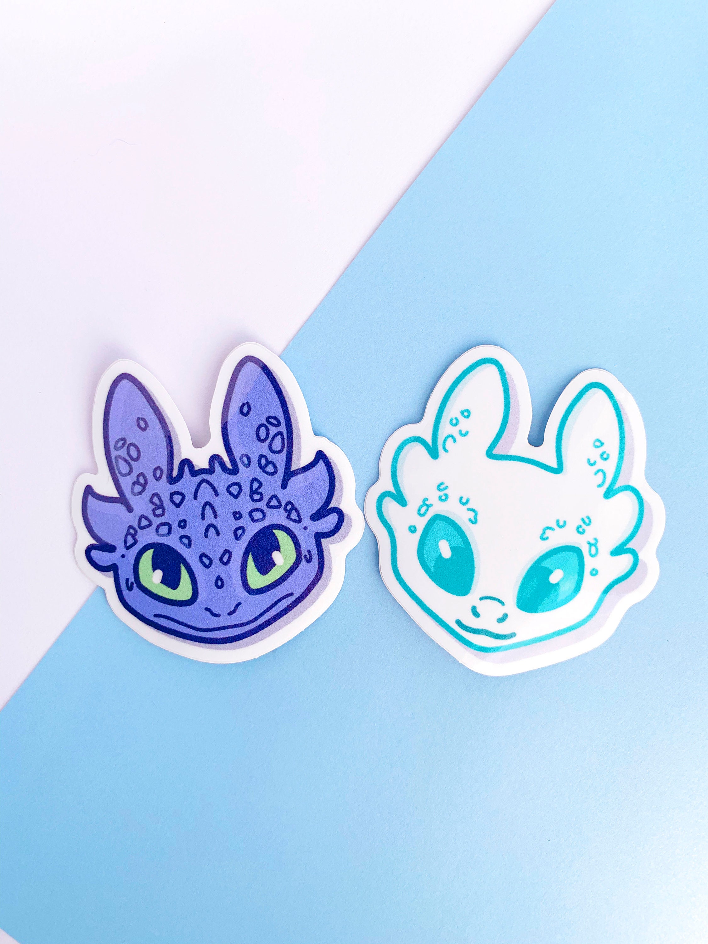 Toothless HTTYD Dragons Cute Kawaii Stickers | Etsy