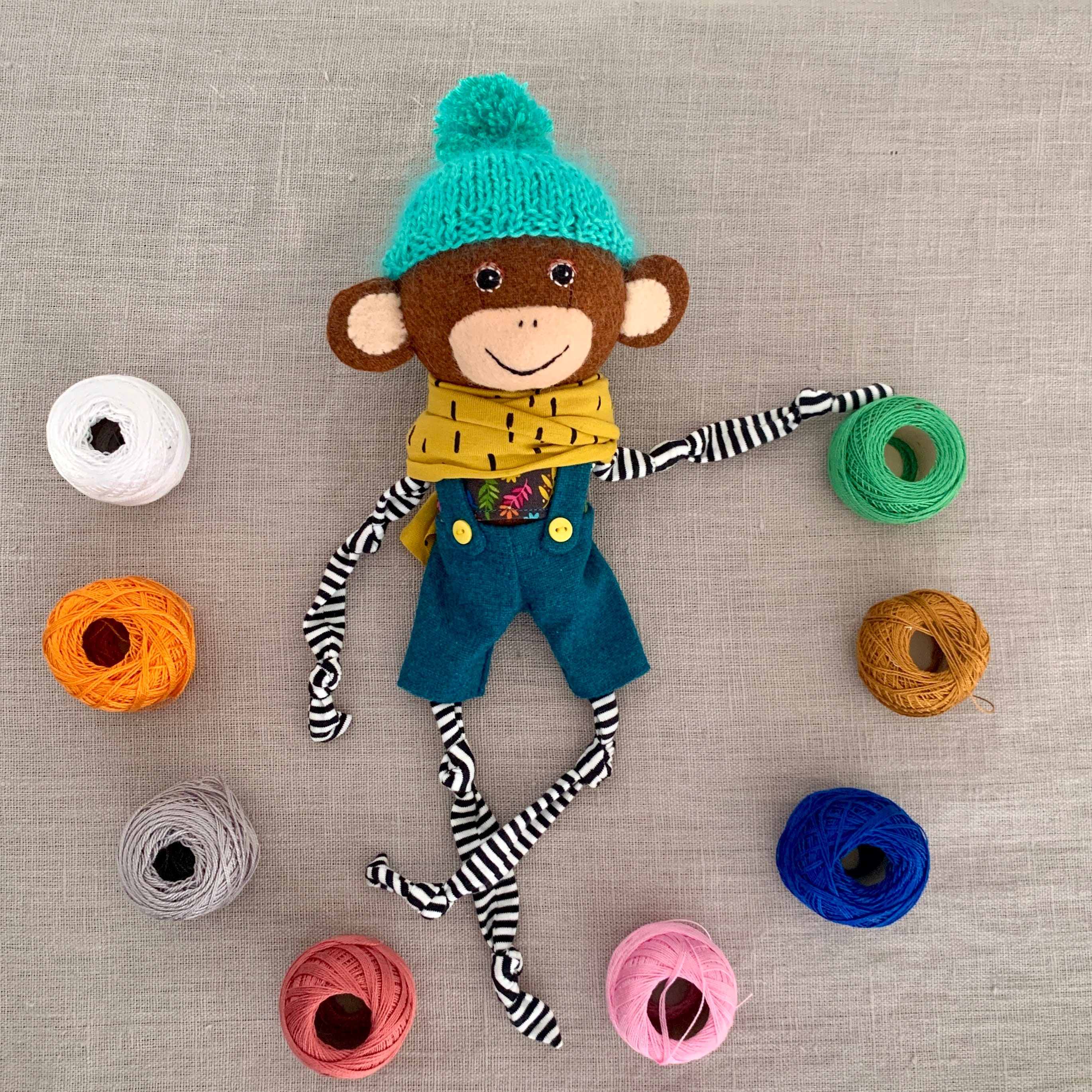 A PDF Tutorial for a Monkey Making - Etsy