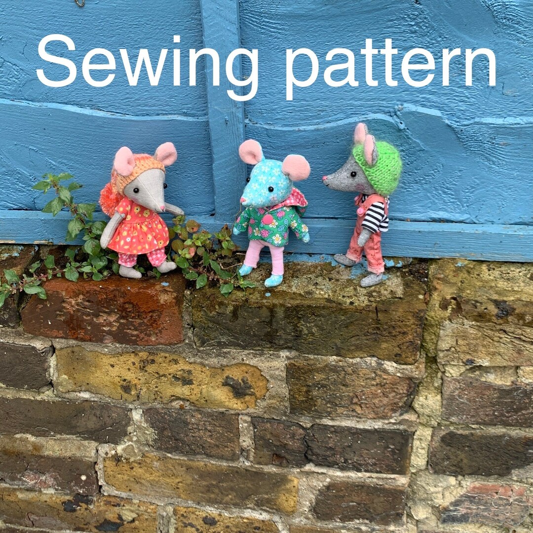A PDF Tutorial for a Mouse and Clothes Making, Mice, Dollhouse ...