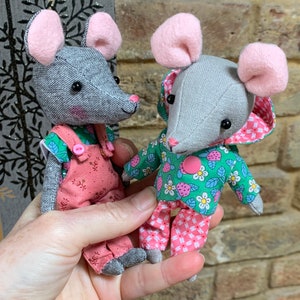 A PDF Tutorial for a Mouse and Clothes Making, Mice, Dollhouse ...