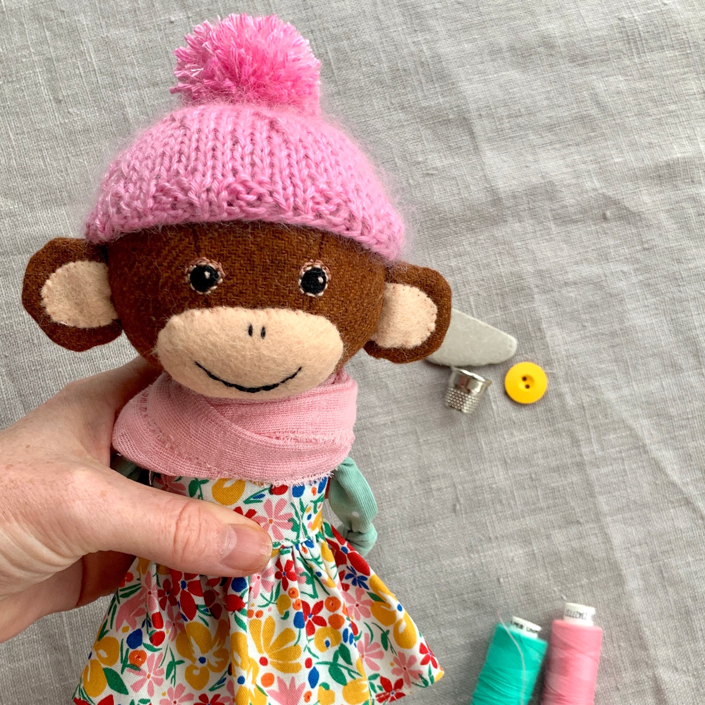 A PDF Tutorial for a Monkey Making - Etsy