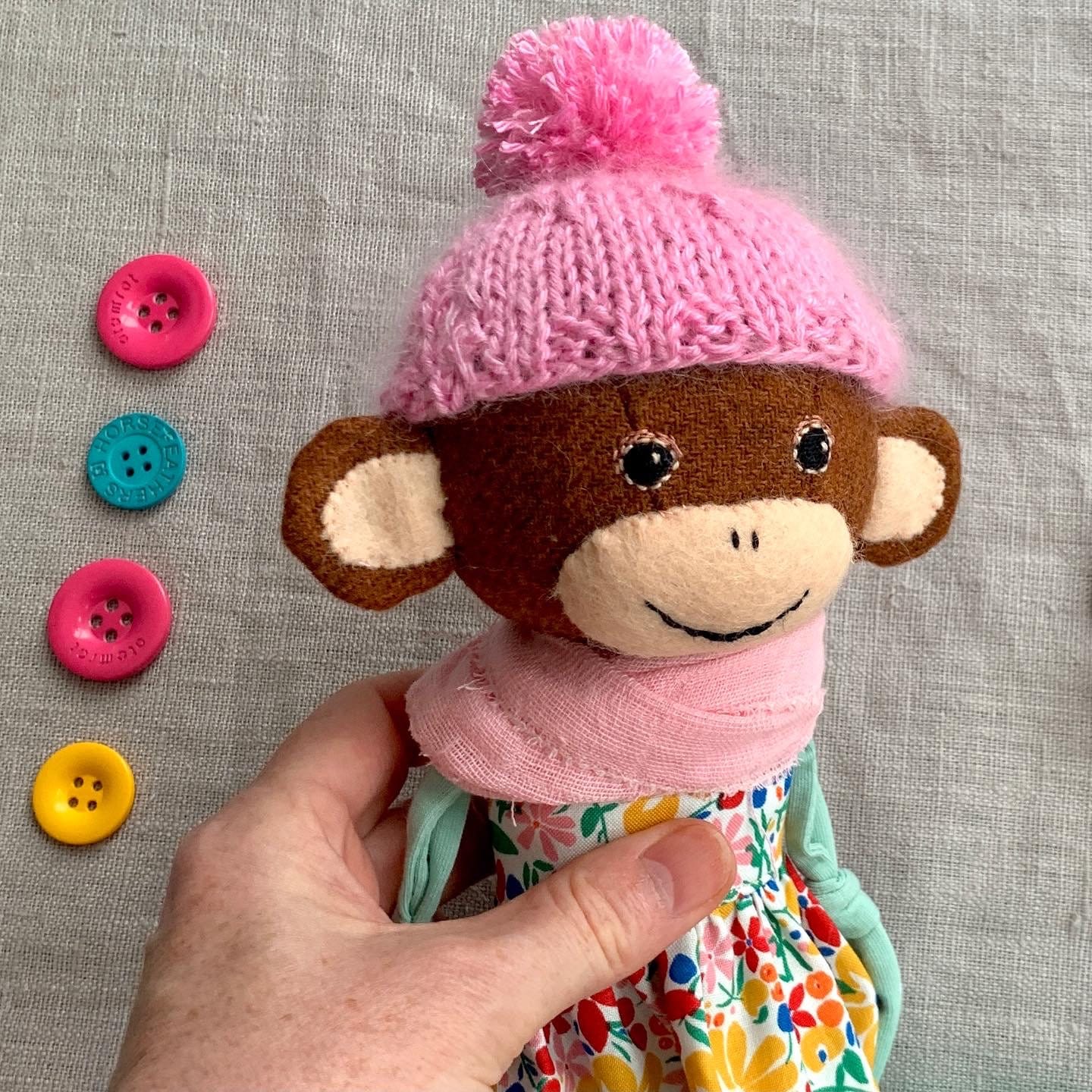 A PDF Tutorial for a Monkey Making - Etsy