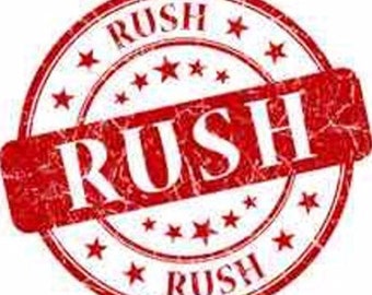 Rush Fee Faster Processing Time Move My Order to the Top - Etsy