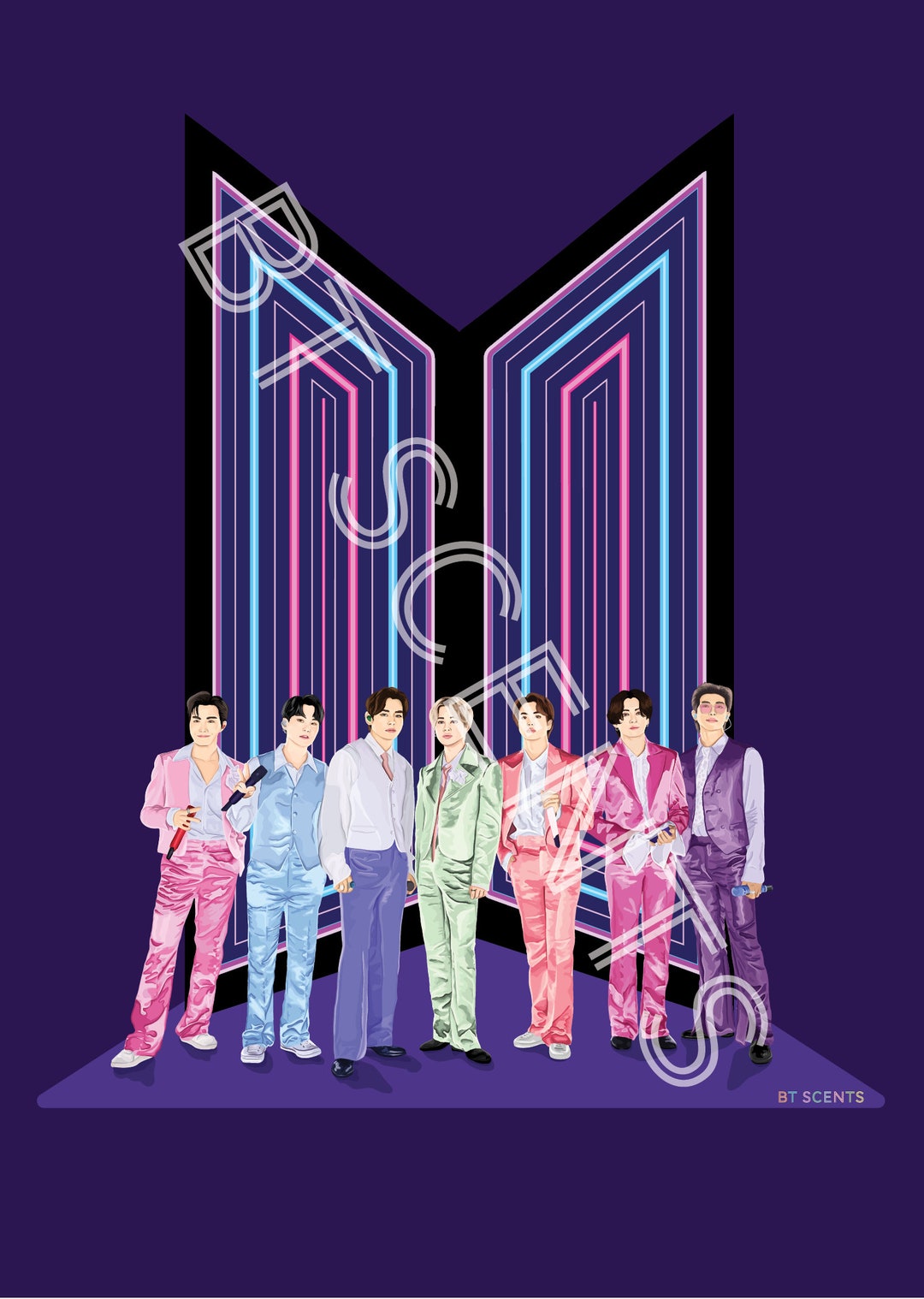 BTS Dynamite Print - Etsy