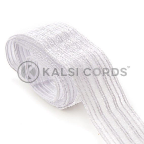 38mm Bonadex Waistband Elastic in Ecru White by Kalsi Cords UK | Etsy