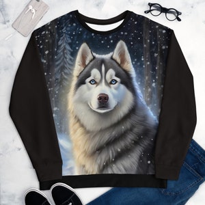 Siberian Husky Dog Allover Print Unisex Sweatshirt - Etsy