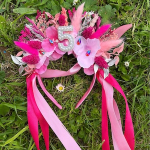 Children’s Birthday Headbands, Birthday Headband, Kids Flower Crown ...