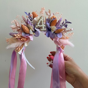 Children’s Birthday Headbands, Birthday Headband, Kids Flower Crown ...