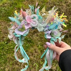 Children’s Birthday Headbands, Birthday Headband, Kids Flower Crown ...