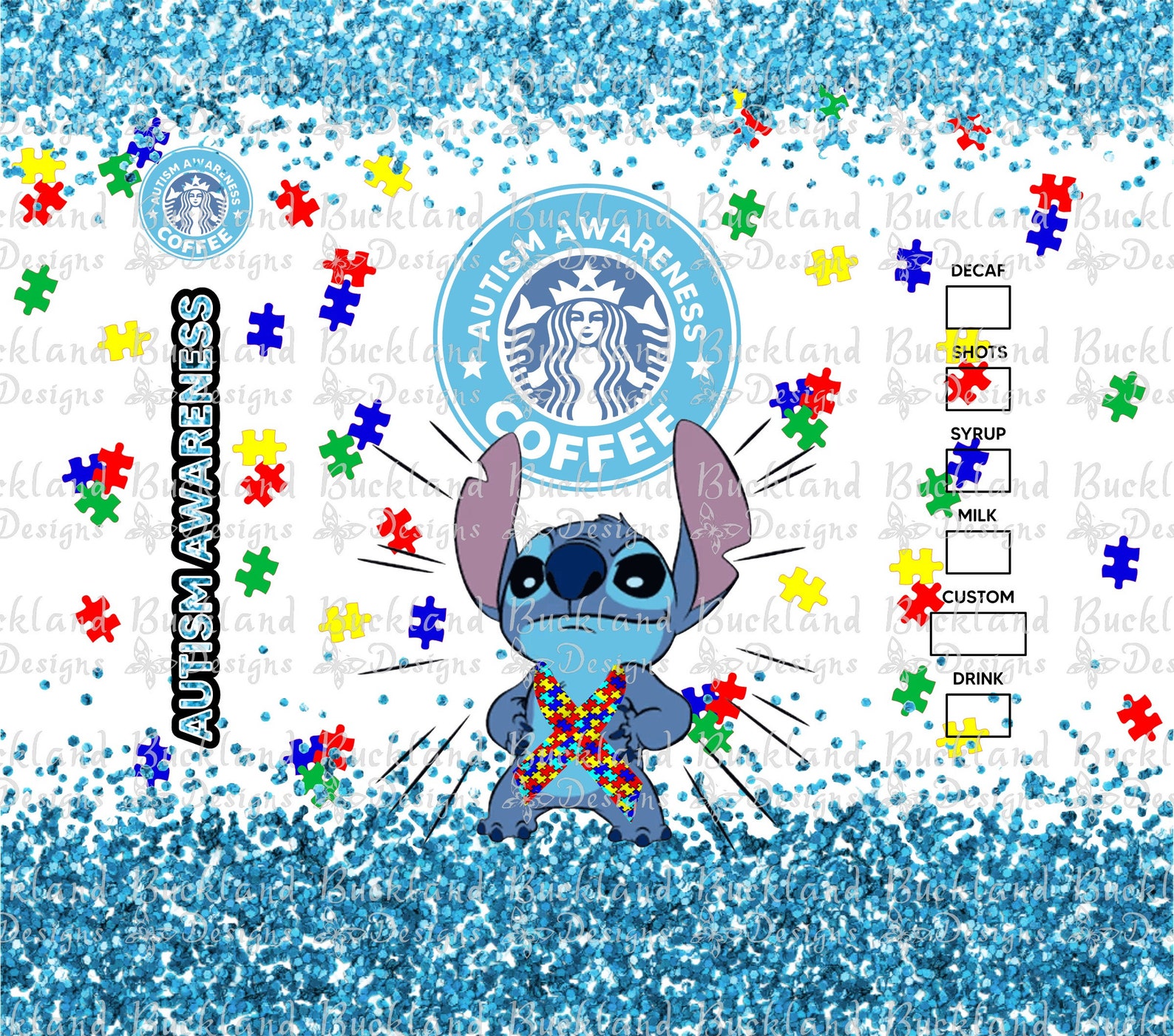 Autism Awareness Stitch Stitch Lilo and Stitch Autism - Etsy