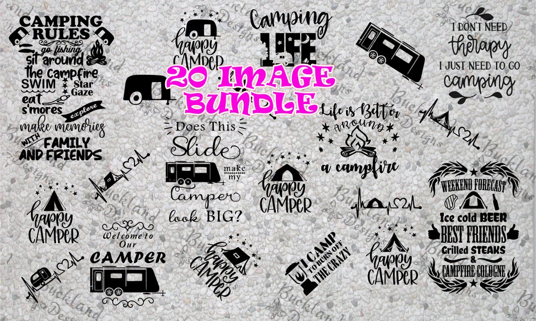 Camping Bundle, Camping SVG Bundle, Camping PNG Bundle, Camping ...
