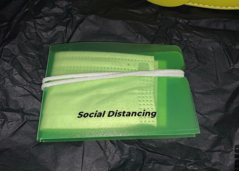 Set of 5 Face Mask Holder, Face Mask Case, Face Mask Pouch, Face Mask ...