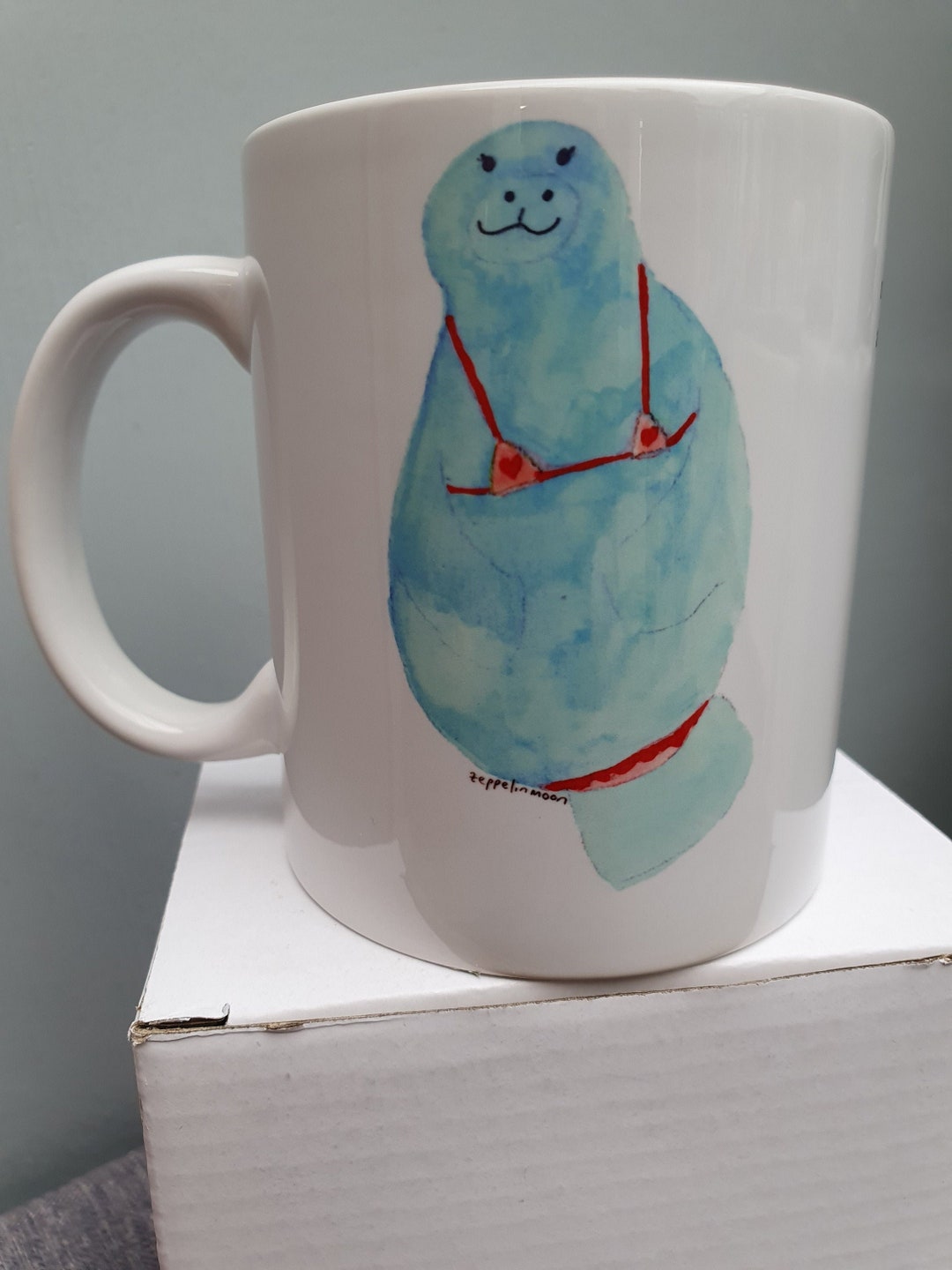 Manatee Beach Ready Mug - Etsy