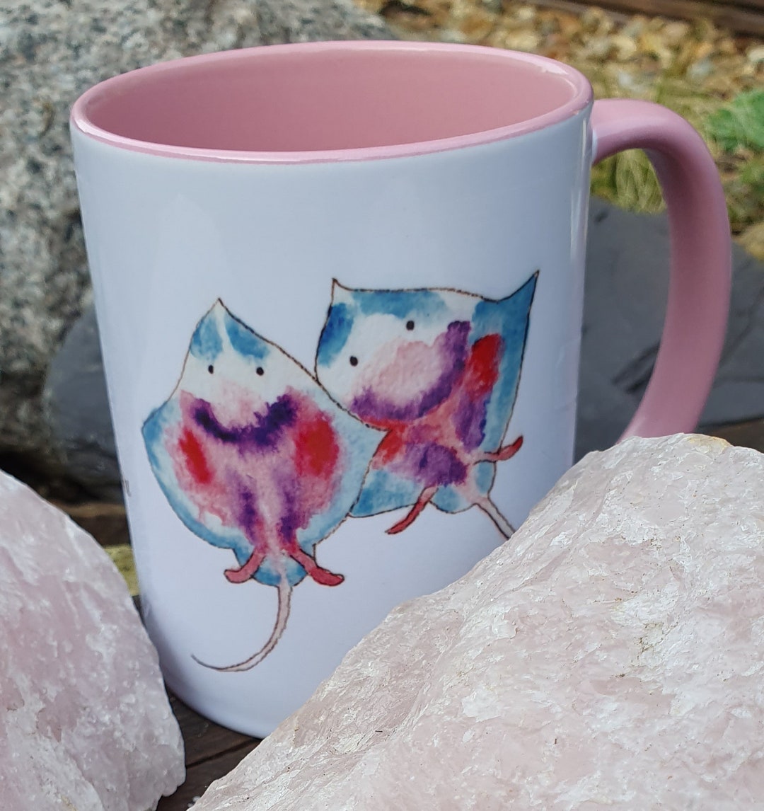 Bebe Stingrays Pink Mug - Etsy