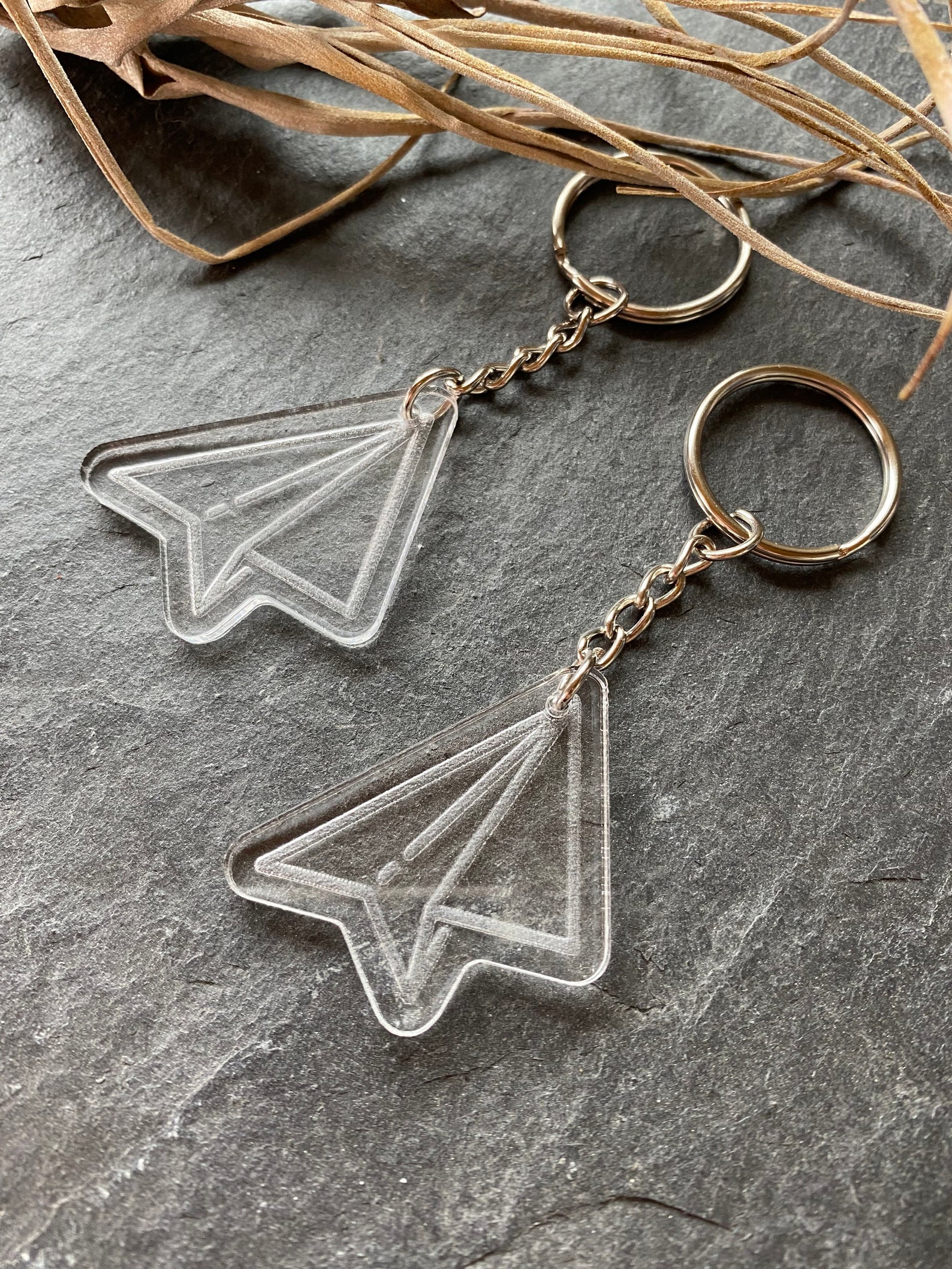 Keychain Paper Plane Flyer | Etsy