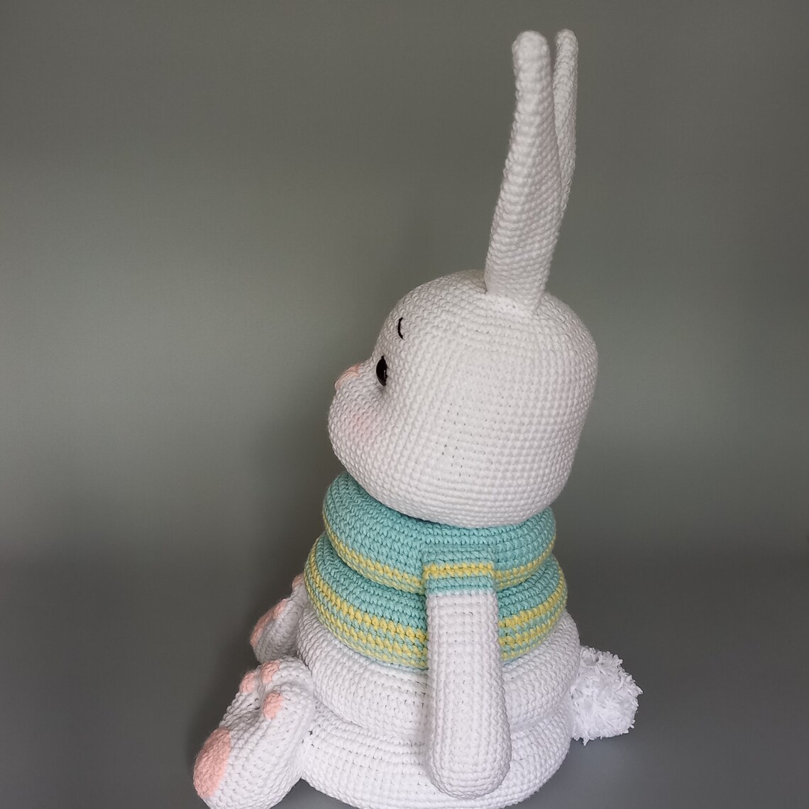 Bunny Stacking Toy Crochet Pattern Amigurumi Animal Nursery | Etsy