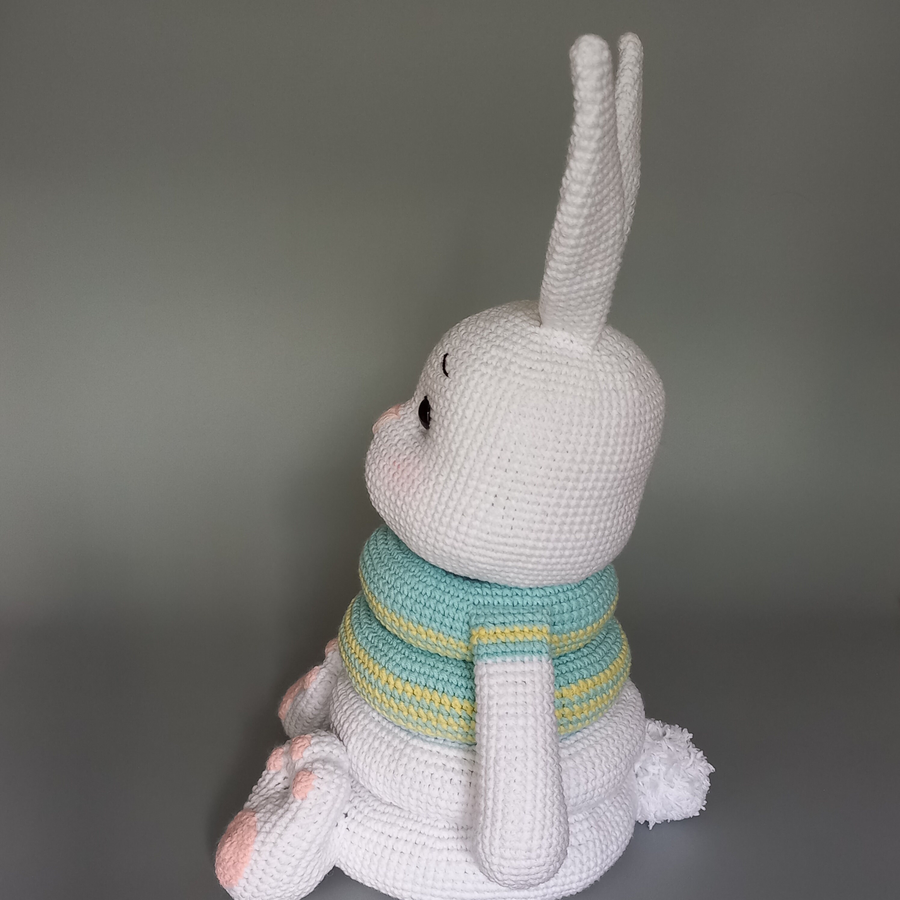 Bunny Stacking Toy Crochet Pattern Amigurumi Animal Nursery | Etsy