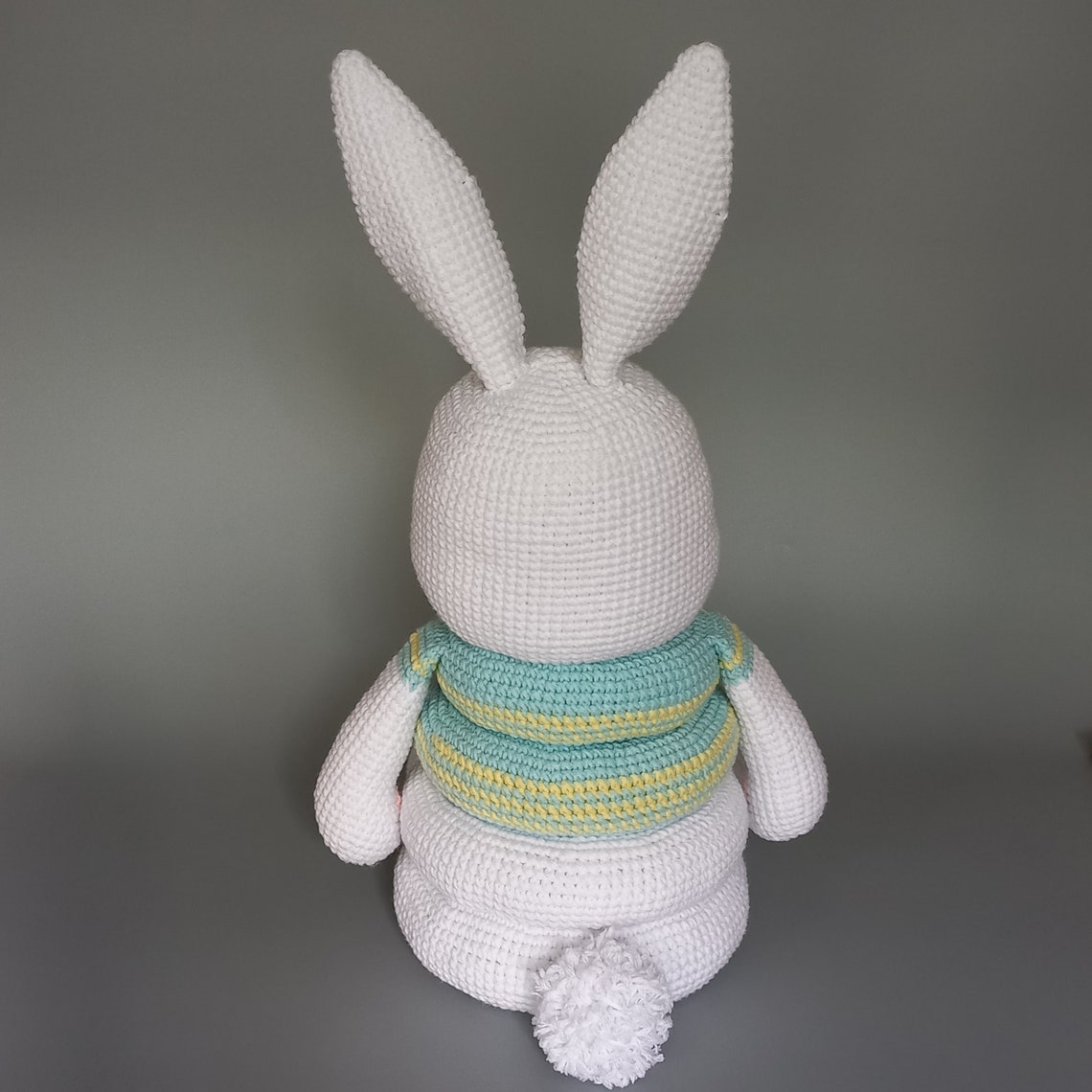 Bunny Stacking Toy Crochet Pattern Amigurumi Animal Nursery | Etsy