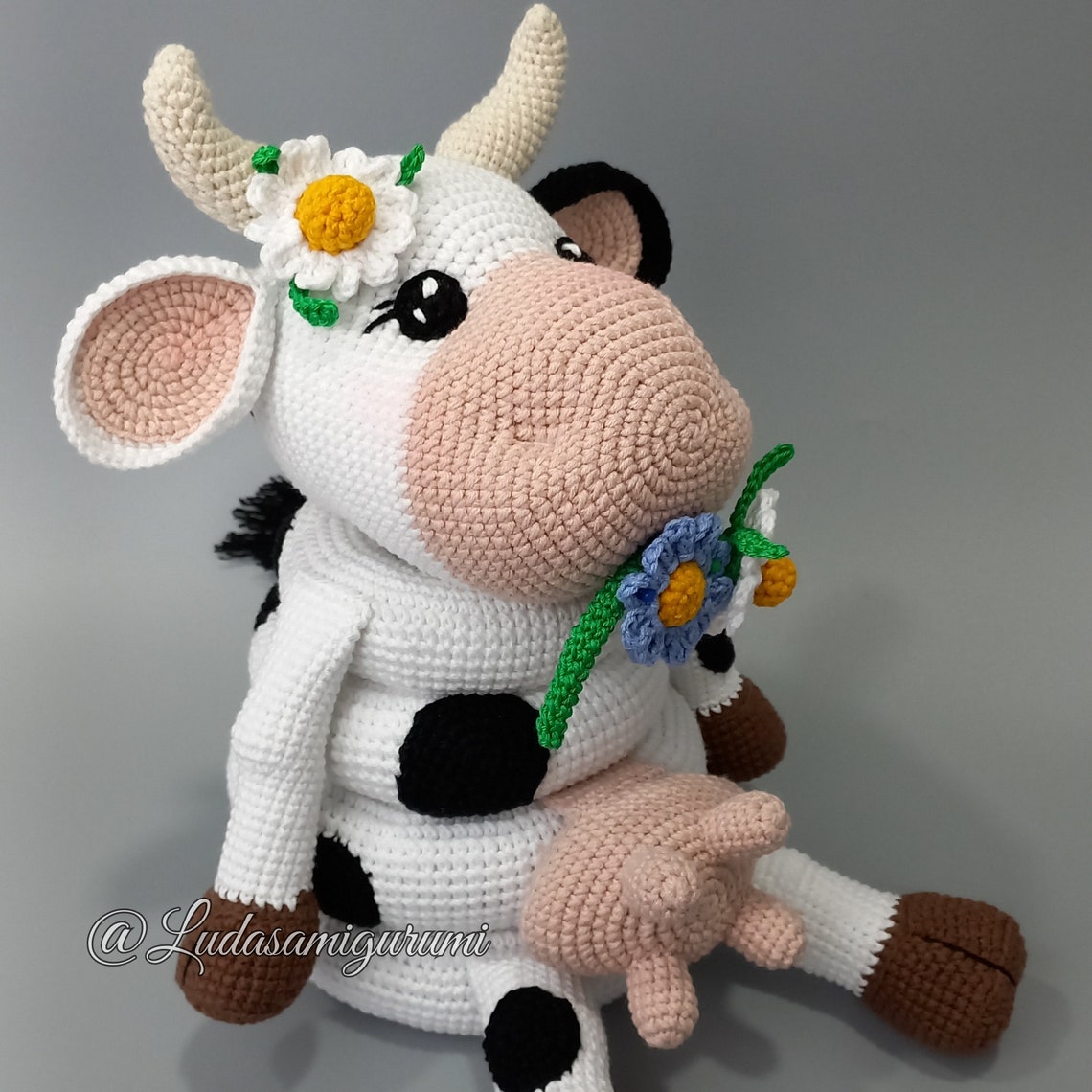 Cow Stacking Toy Crochet Pattern Amigurumi Farm Animal - Etsy UK
