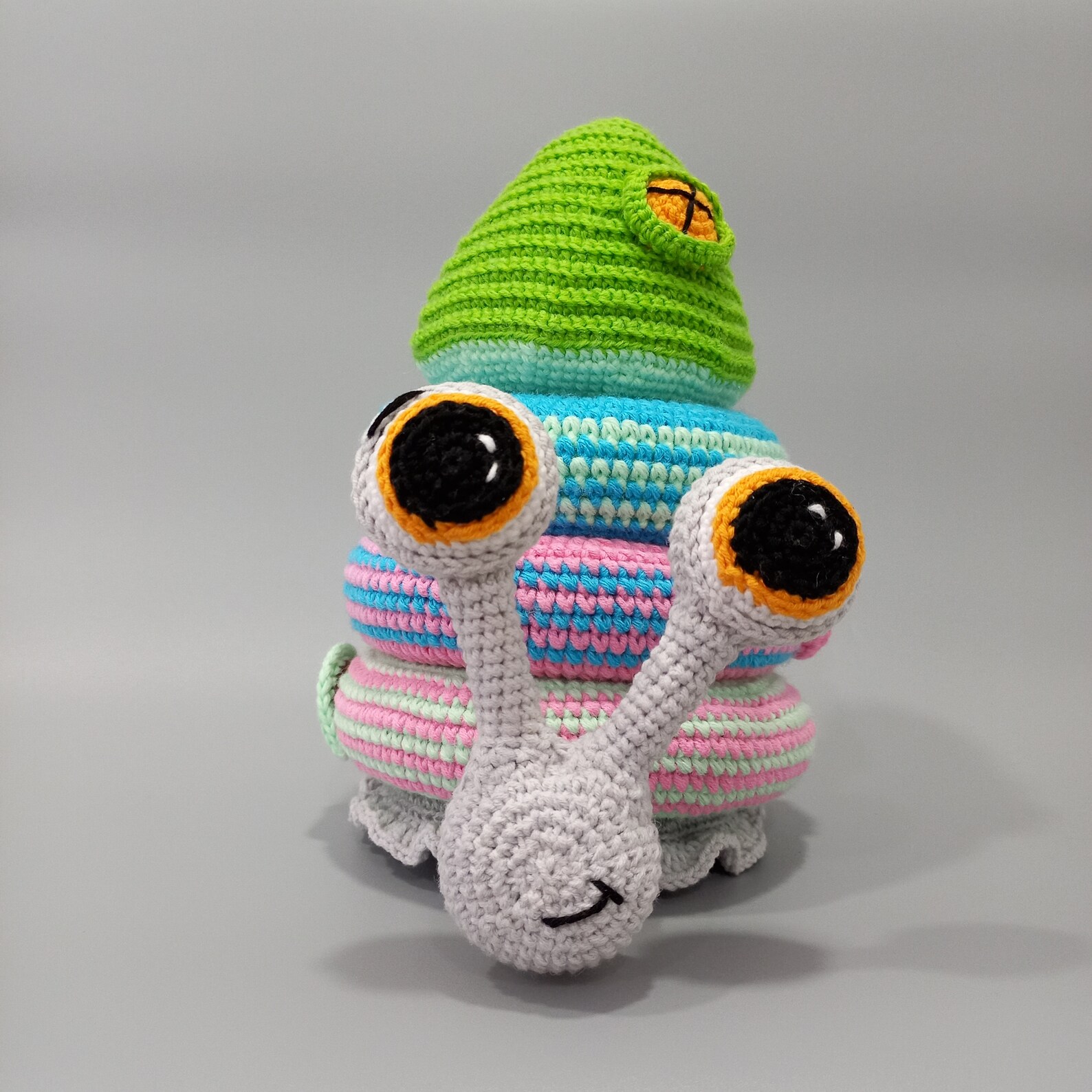 Snail Stacking Toy Crochet Pattern PDF Amigurumi Snail Ring - Etsy