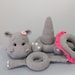 Hippo Stacking Toy Crochet Pattern, Amigurumi Safari Animal Nursery ...