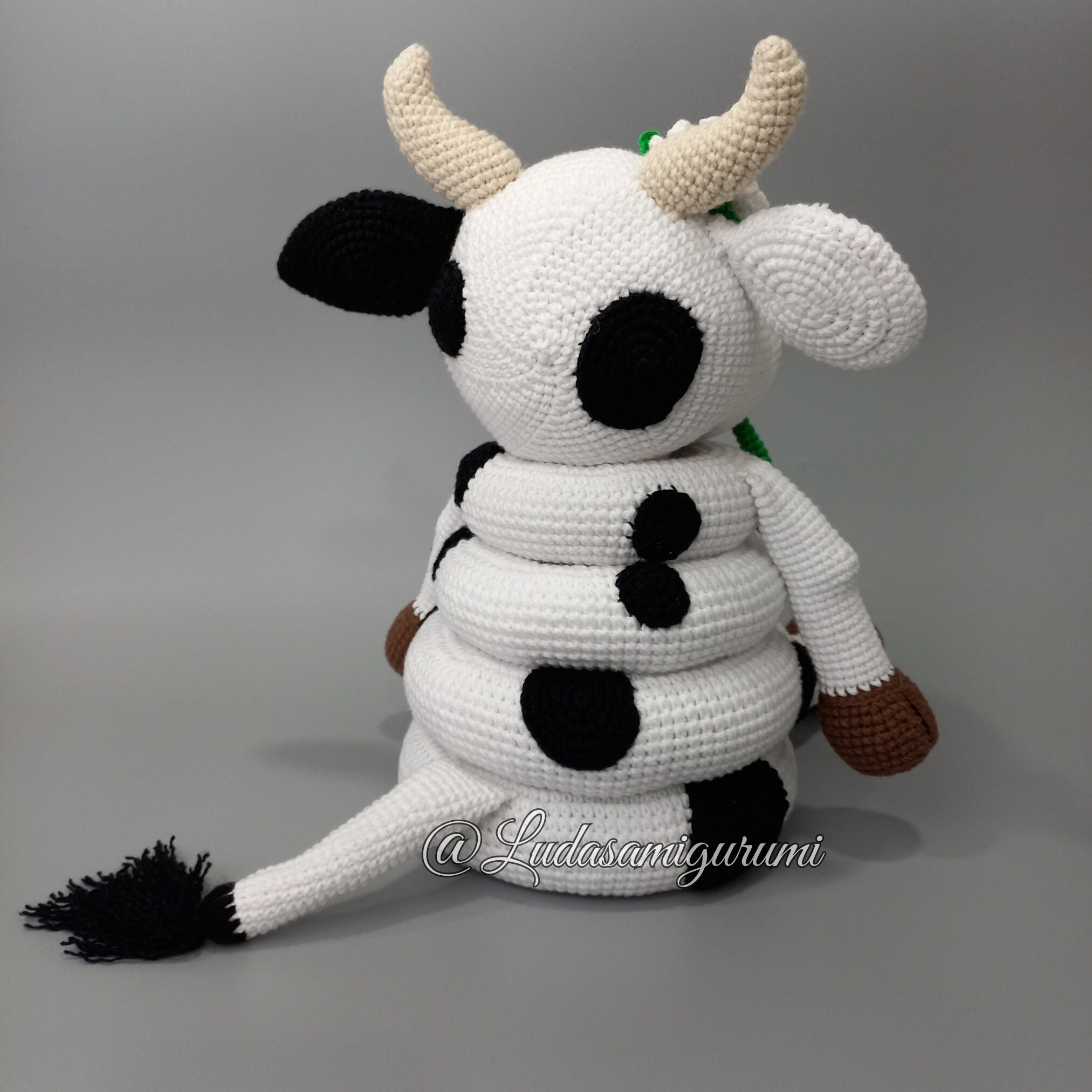 Cow Stacking Toy Crochet Pattern Amigurumi Farm Animal - Etsy UK
