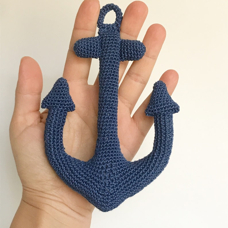 Anchor Crochet Pattern Nautical Theme Design Marine - Etsy