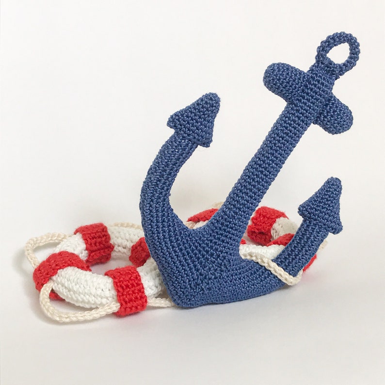 Anchor Crochet Pattern Nautical Theme Design Marine | Etsy