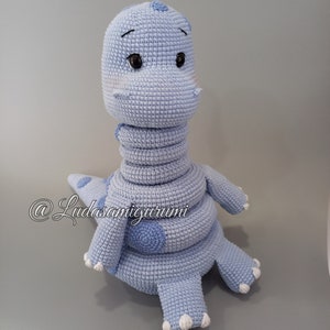 Diplodocus Dino Stacking Toy Crochet Pattern PDF, Amigurumi Stegosaurus ...