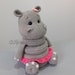 Hippo Stacking Toy Crochet Pattern, Amigurumi Safari Animal Nursery ...