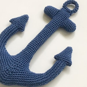 Anchor Crochet Pattern, Nautical Theme Design, Marine Accessory, Craft ...