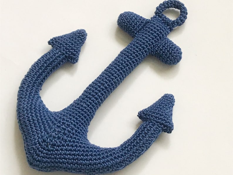 Anchor Crochet Pattern Nautical Theme Design Marine | Etsy
