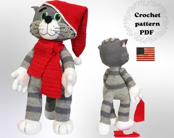 Large Stuffed Cat Pattern - Etsy
