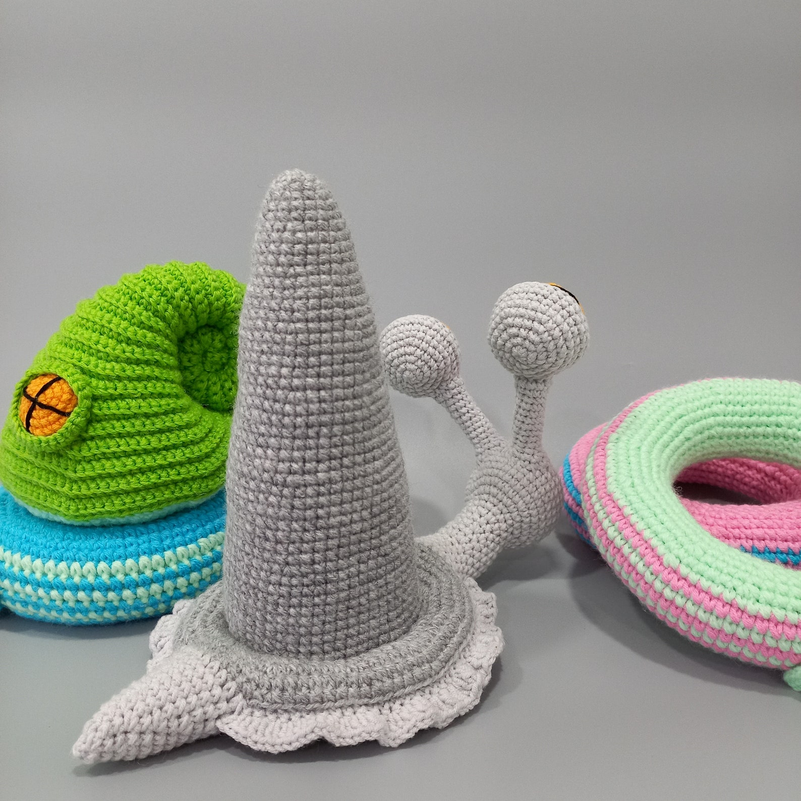 Snail Stacking Toy Crochet Pattern PDF Amigurumi Snail Ring - Etsy