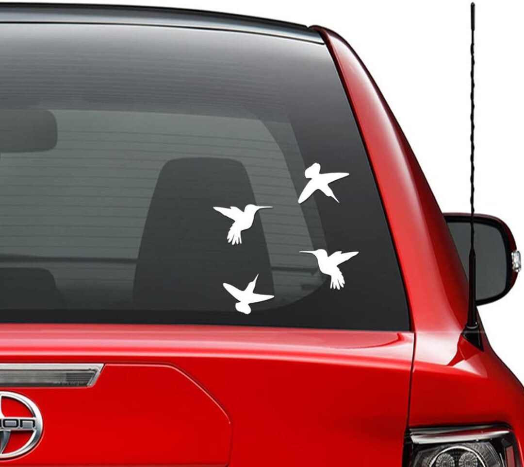 Hummingbird Birds Vinyl Decal Sticker Car Truck Vehicle Bumper Window ...