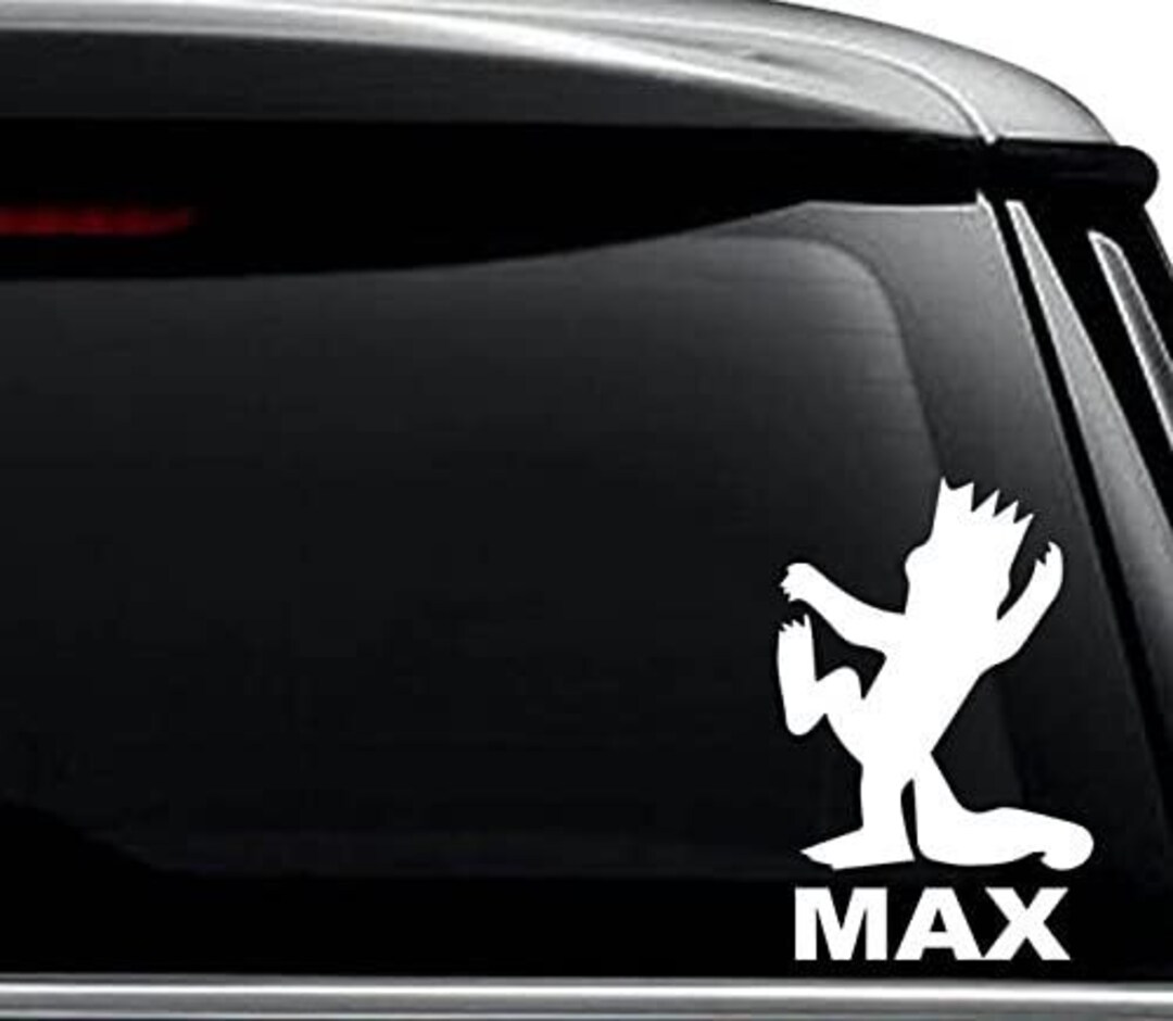 MAX Where the Wild Things Are - Decal Sticker for Use on Laptop, Helmet ...
