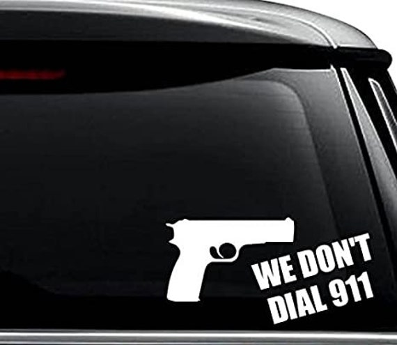 Gun Warning Stickers