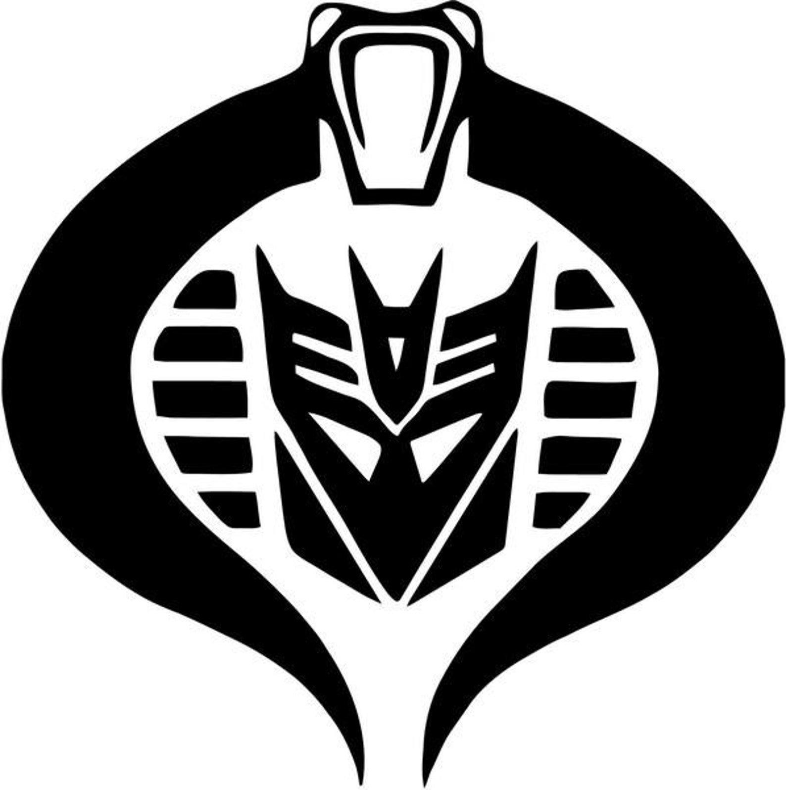 Comics_transformer_decepticon_cobra_commander Die Cut Vinyl - Etsy