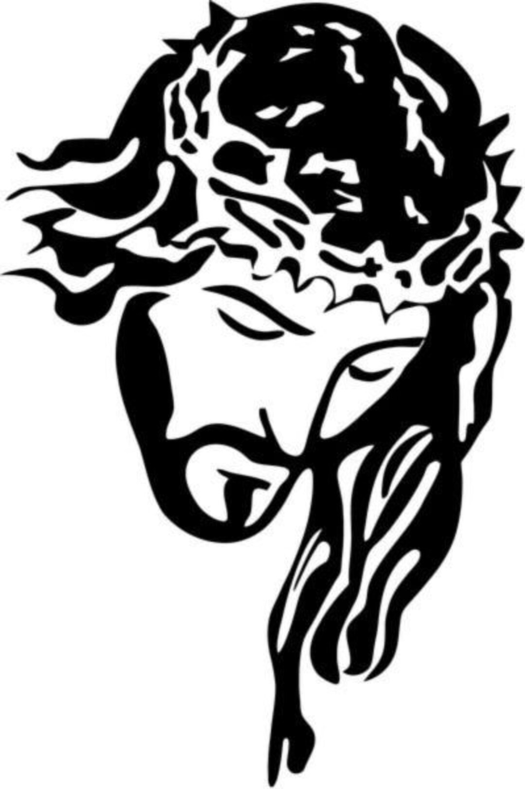 Symbolic_jesus Decal Sticker for Use on Laptop, Helmet, Car, Truck ...