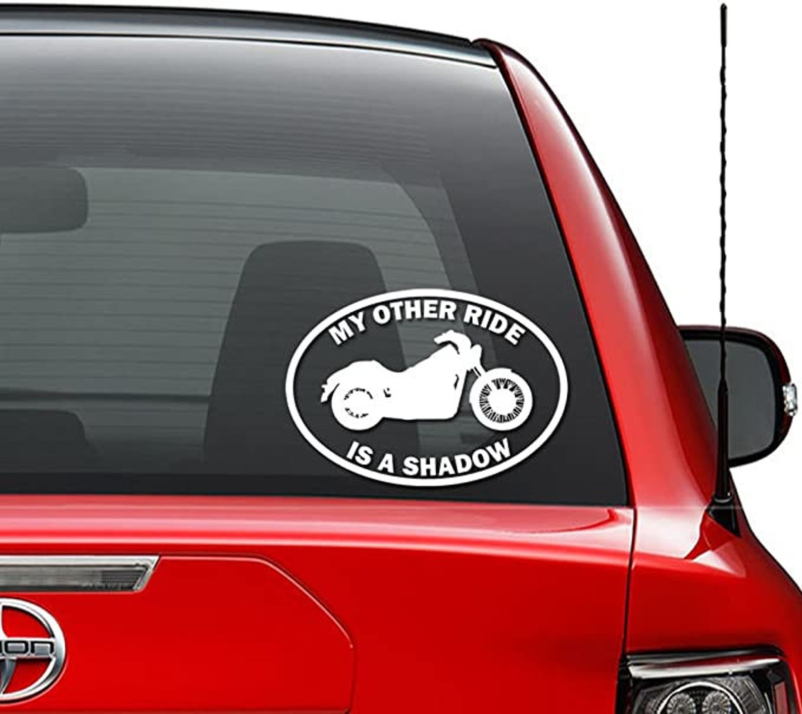 My Other Ride Shadow Motorcycle Vinyl Decal Sticker Car Truck Vehicle ...
