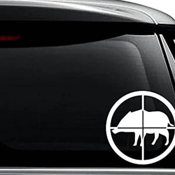 Hog Hunting Decal - Etsy