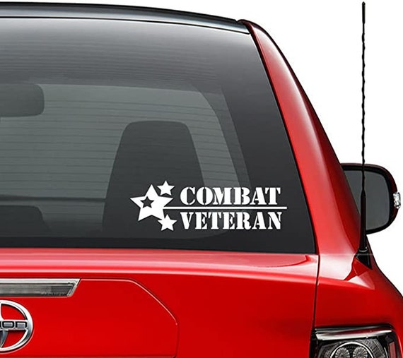 Combat Veteran Military Vinyl Decal Sticker Car Truck Vehicle | Etsy