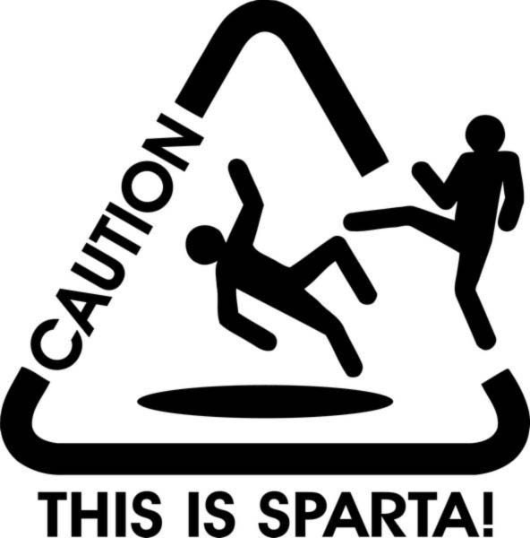 Jdm This is Sparta Vinyl Decal Sticker Car Truck Vehicle Bumper Window ...