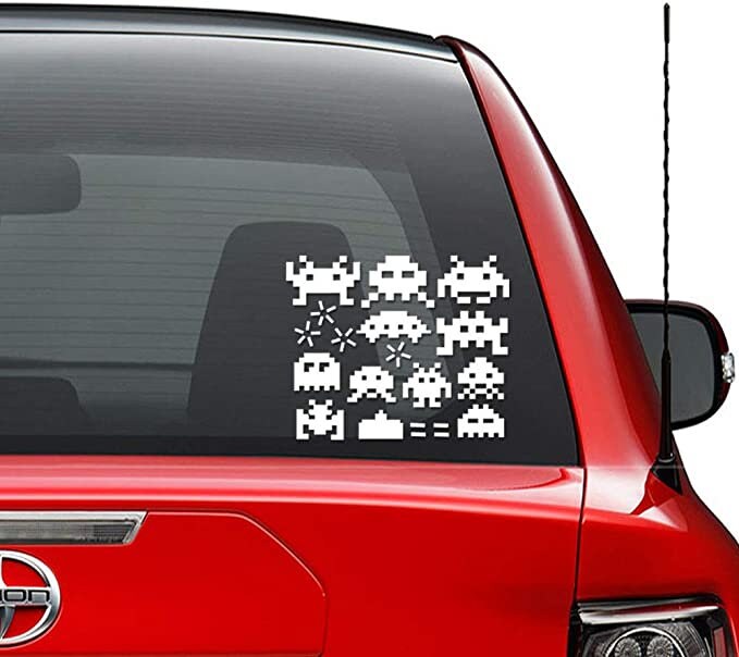 Space Invaders 1980s Video Game Vinyl Decal Sticker Car Truck - Etsy