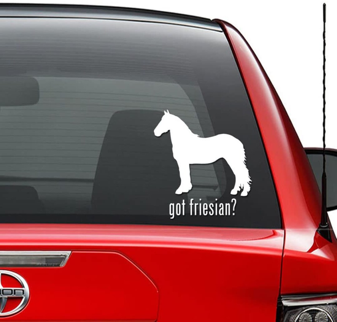 Got Friesian Horse Vinyl Decal Sticker Car Truck Vehicle - Etsy